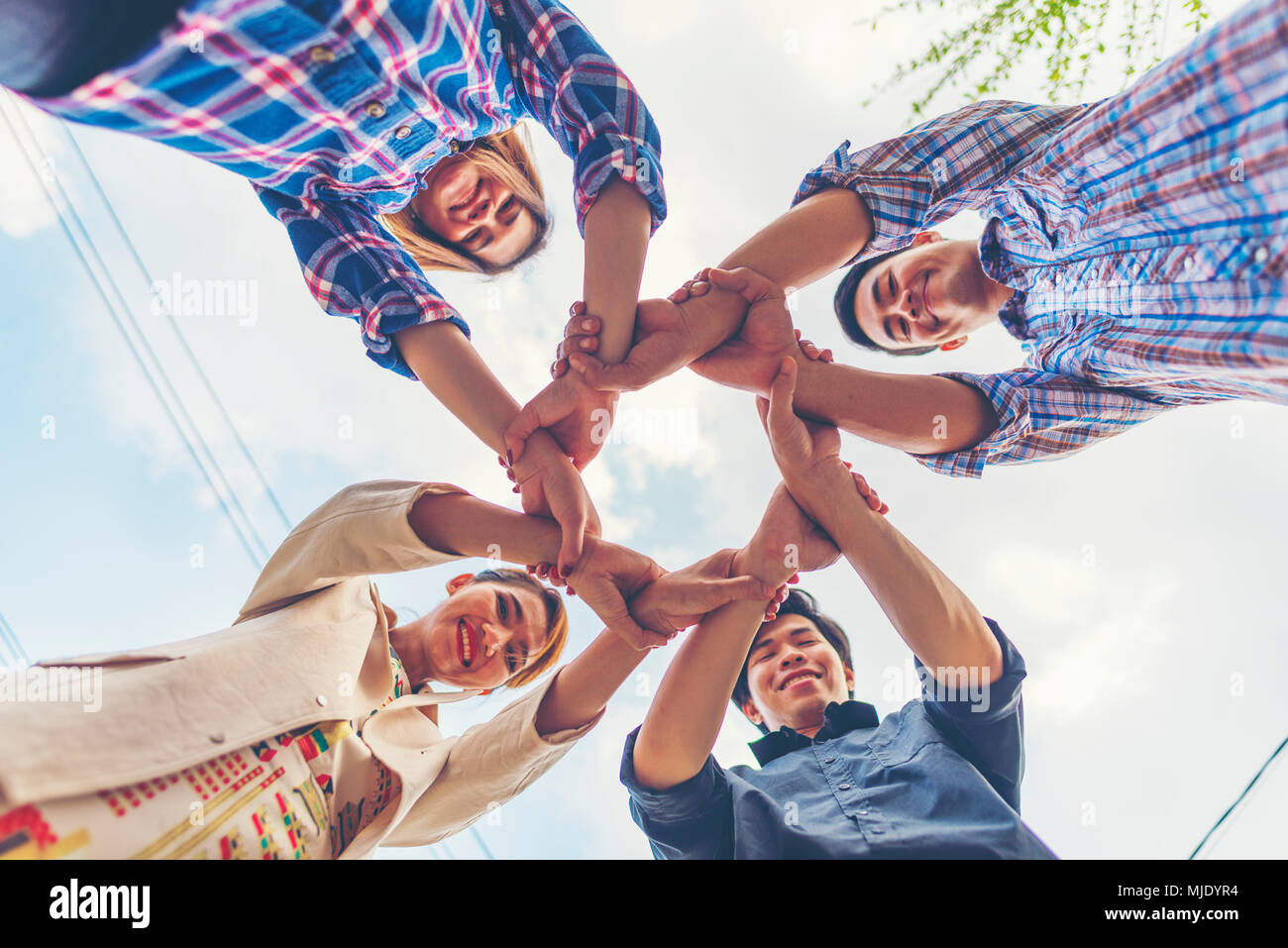 Dramatic moment.Split tone instragram like process.With hot light ...