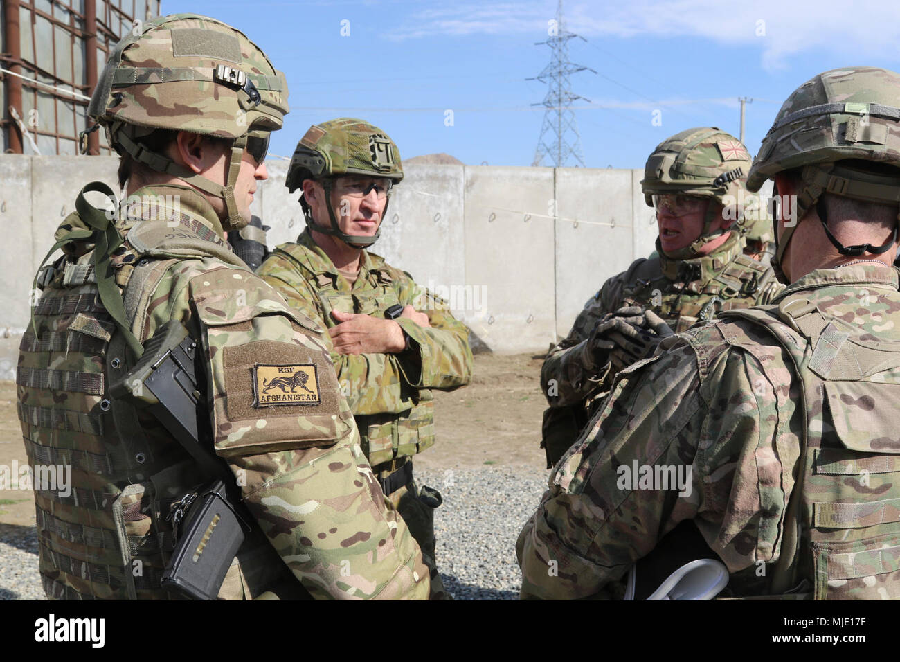 Senior leaders from NATO Resolute Support Command visited three of ...