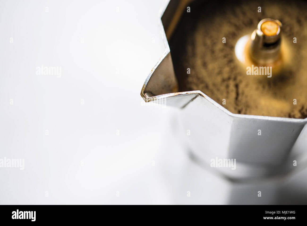 Italian Moka espresso coffee machine Stock Photo - Alamy