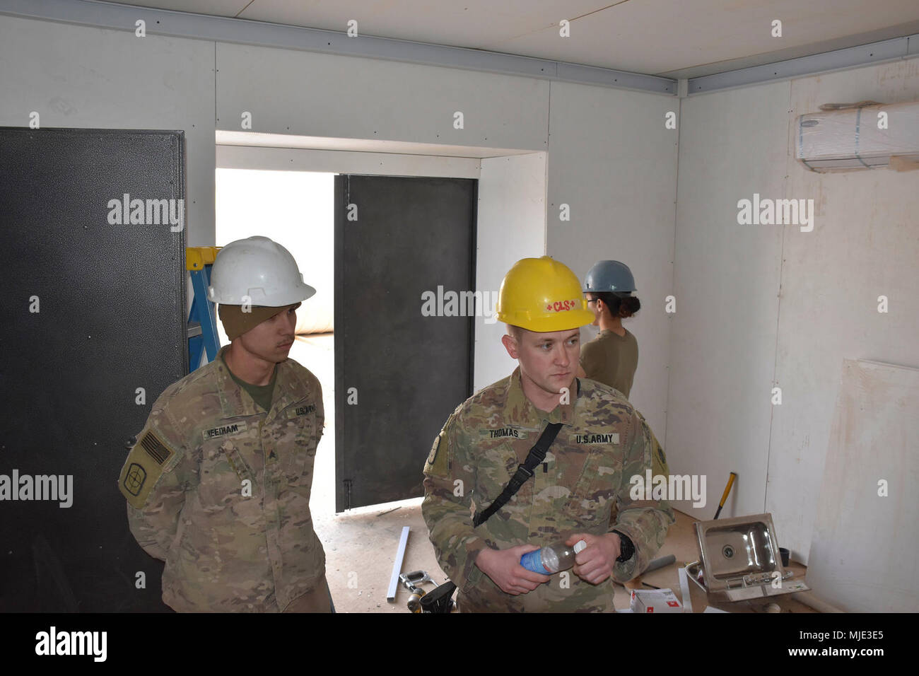 CAMP BUEHRING, Kuwait – Sgt. Eric Needham of McAlester, Okla., and 1st ...