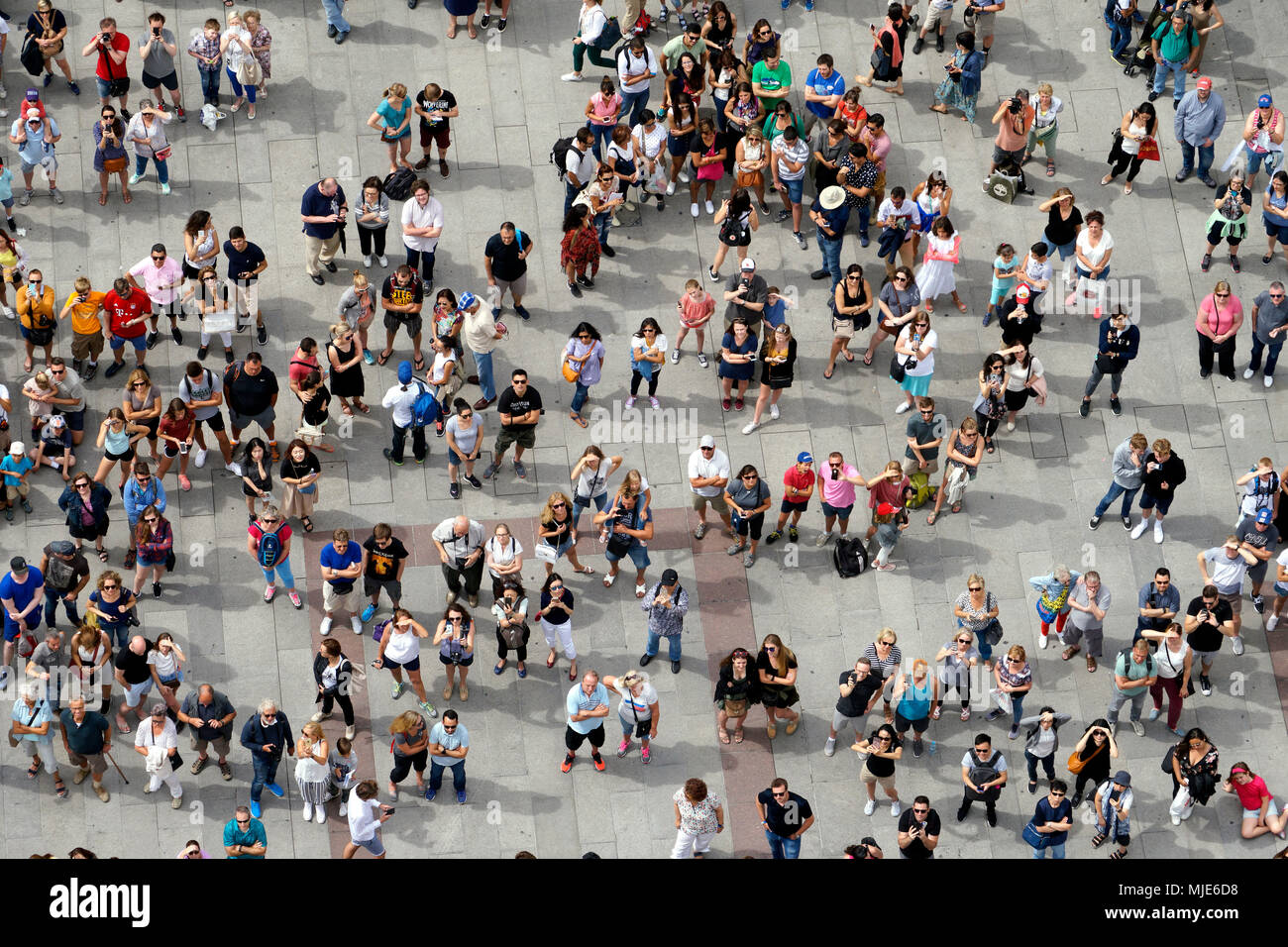 View Of People From Above