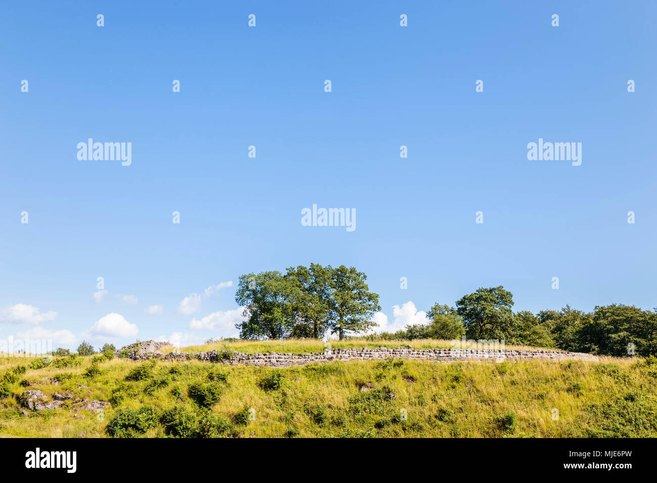 The Lilleborg castle ruins, Europe, Denmark, Bornholm Stock Photo - Alamy