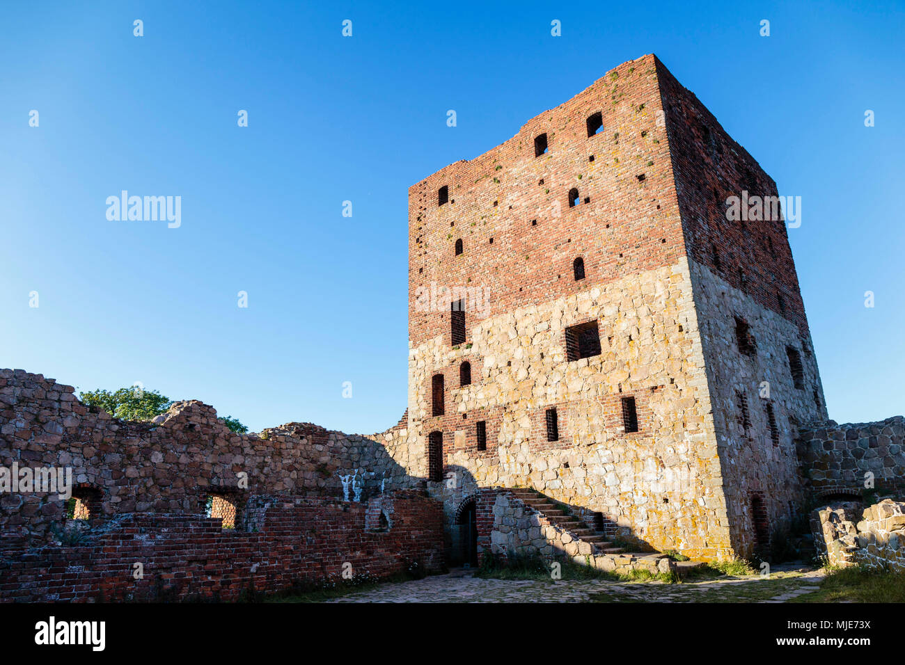 Hammershus castle ruin bornholm hi-res stock photography and images - Alamy