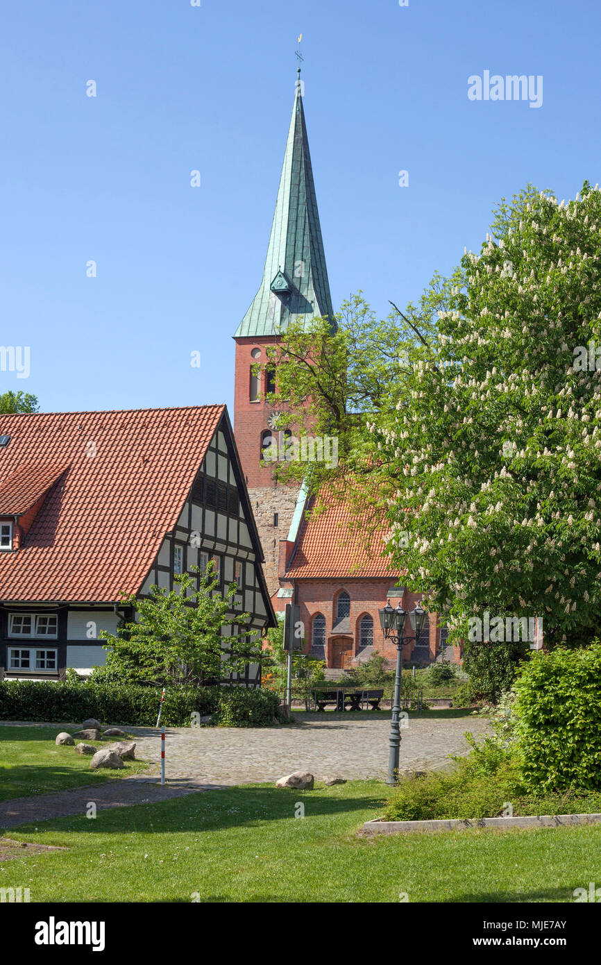 Half-timbered ensemble 'Bürgerhausgarten', half-timbered house, Nicolai ...