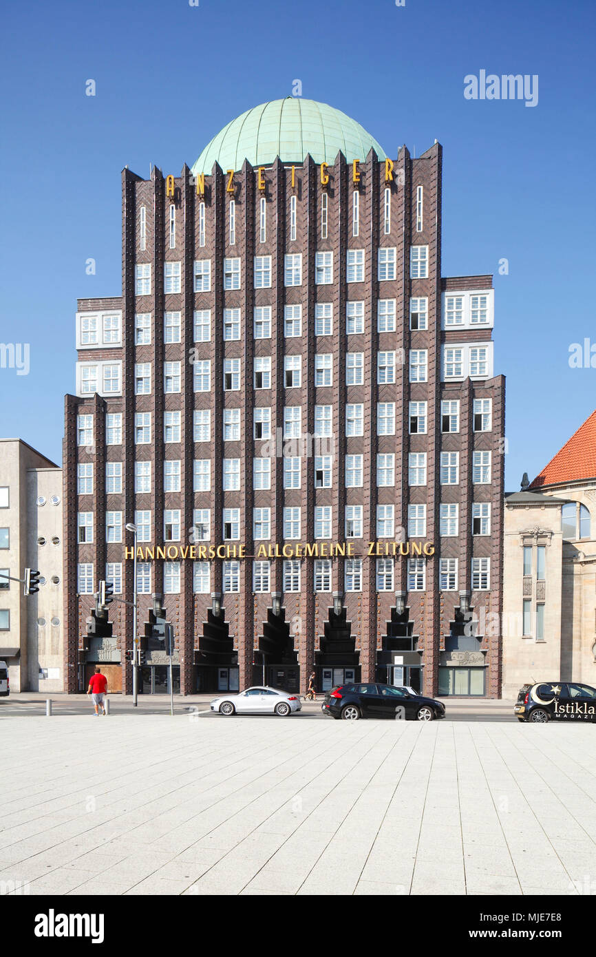 Anzeiger-Hochhaus, Hannover, Lower Saxony, Germany, Europe Stock Photo ...