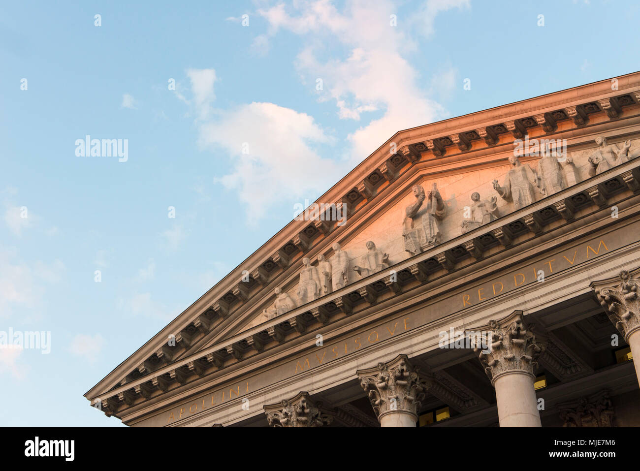 Bavarian State Opera, Munich, facade Stock Photo - Alamy