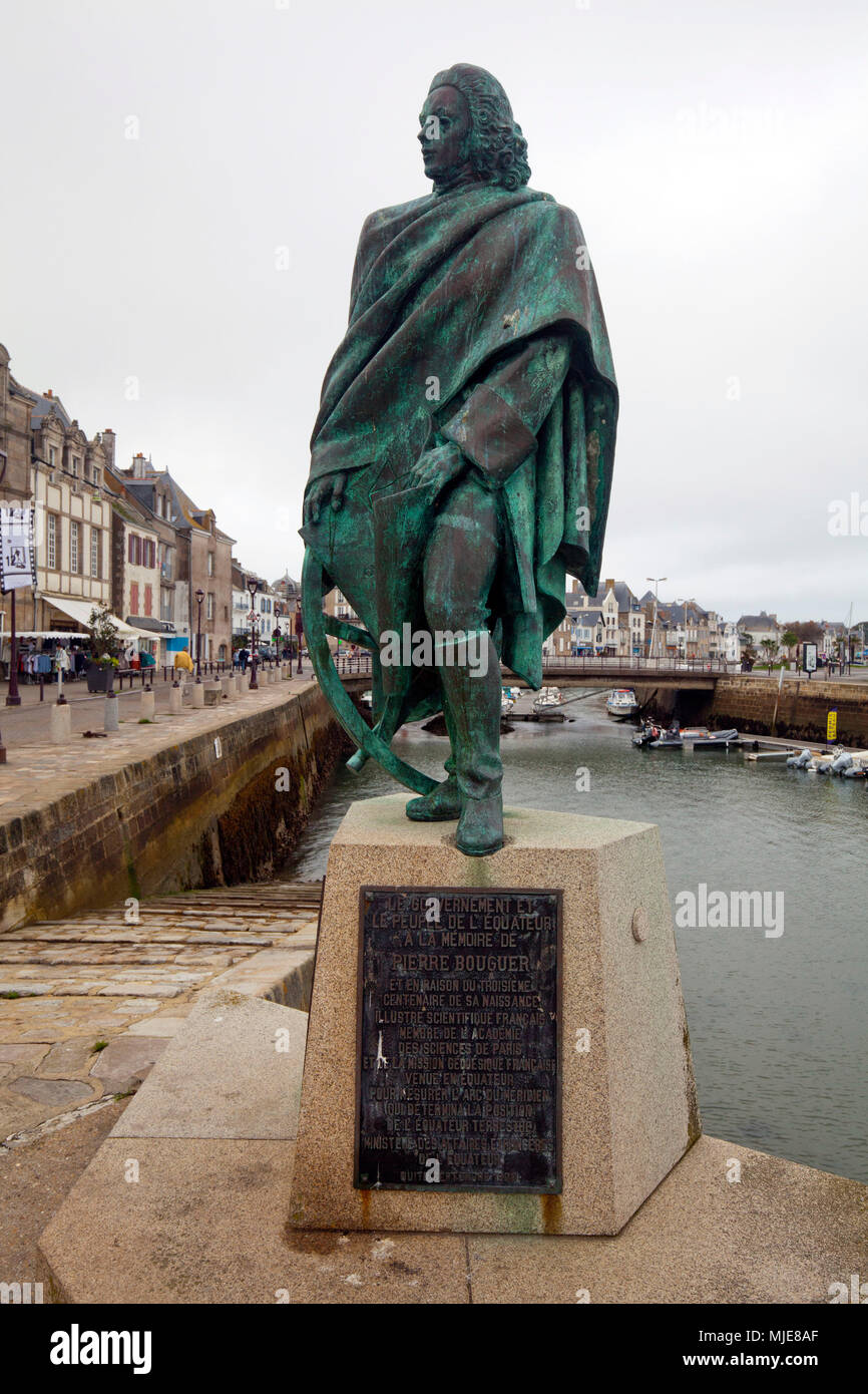 Monument for Pierre Bouguer Stock Photo - Alamy