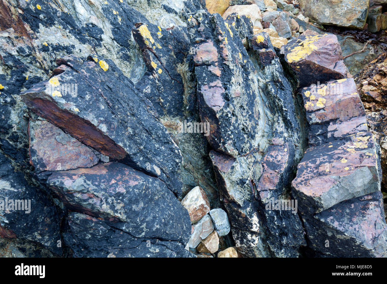 French cliff coast of the Armorican massif Stock Photo - Alamy