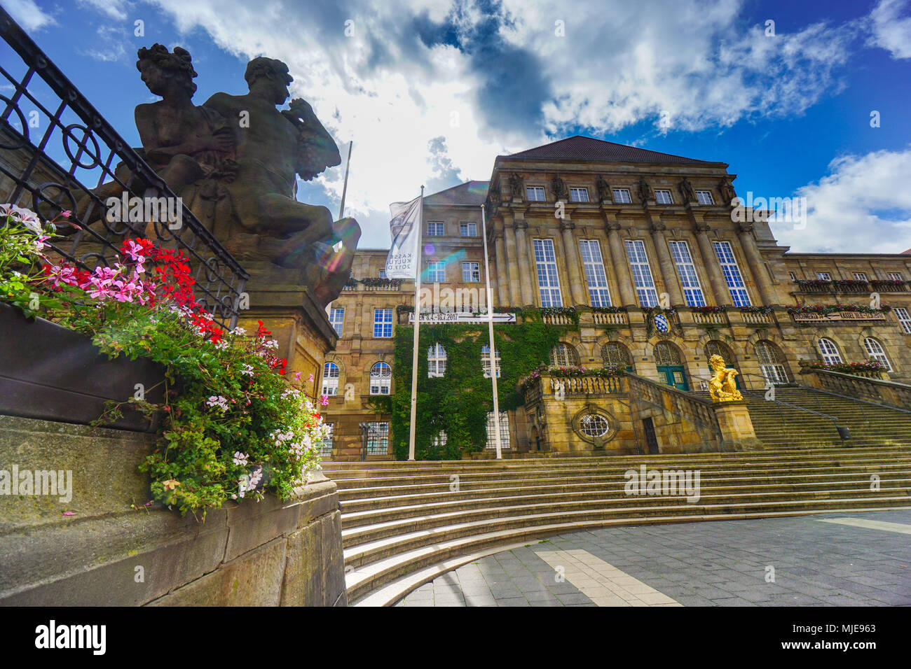 Germany, Hesse, Kassel, Town Hall Stock Photo - Alamy