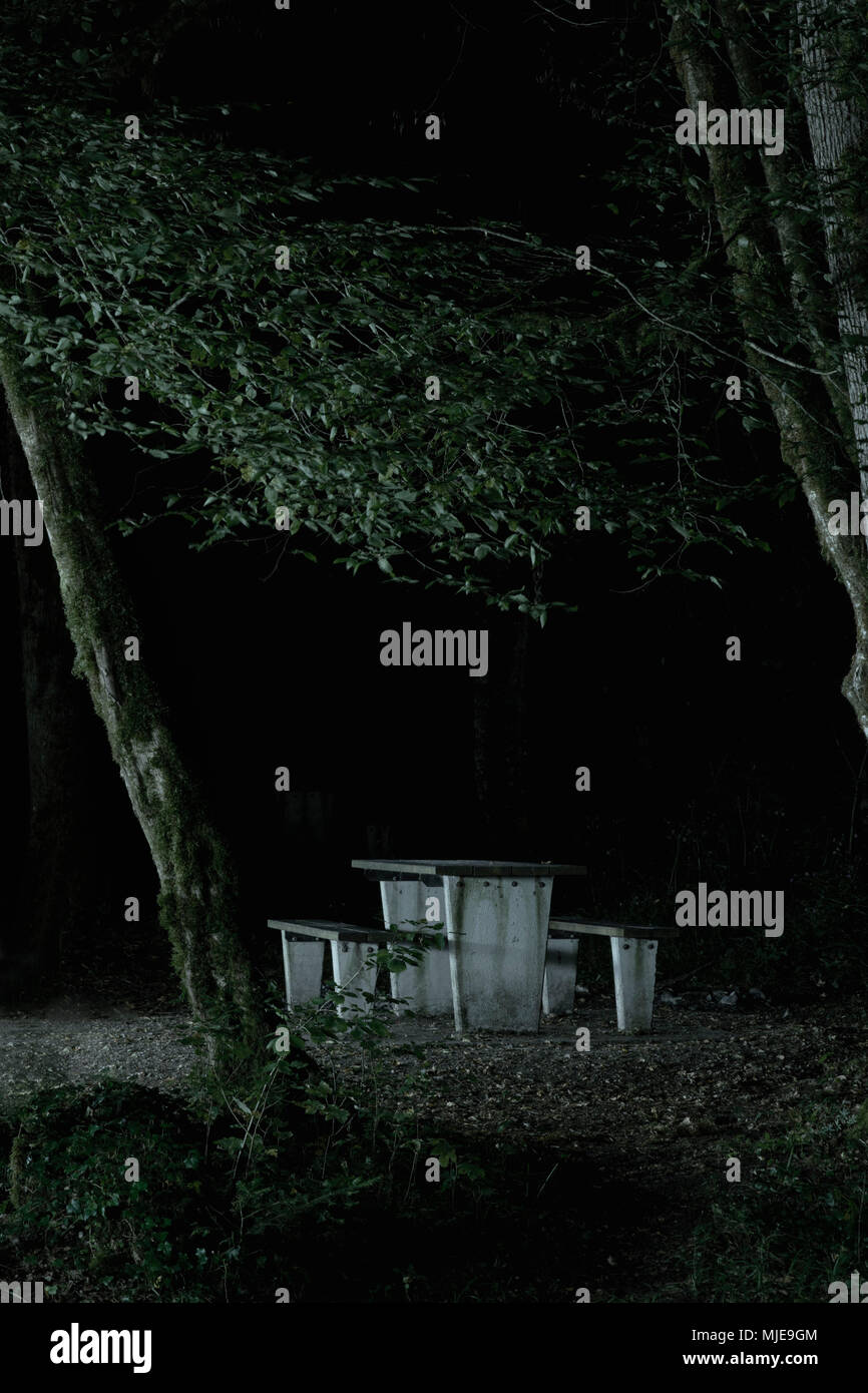 Unusual picnic table hi-res stock photography and images - Alamy