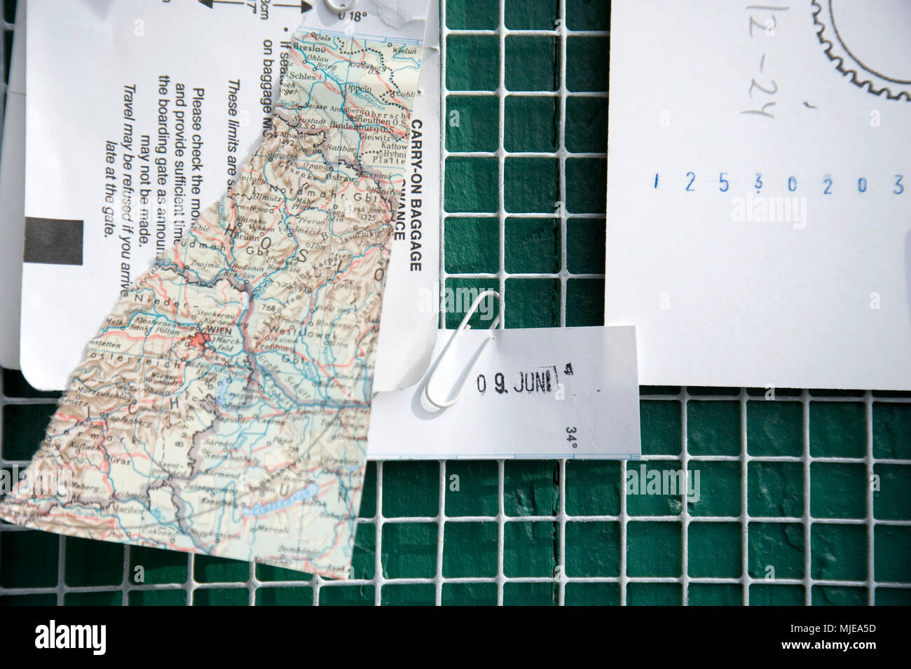 Map notes hi-res stock photography and images - Alamy
