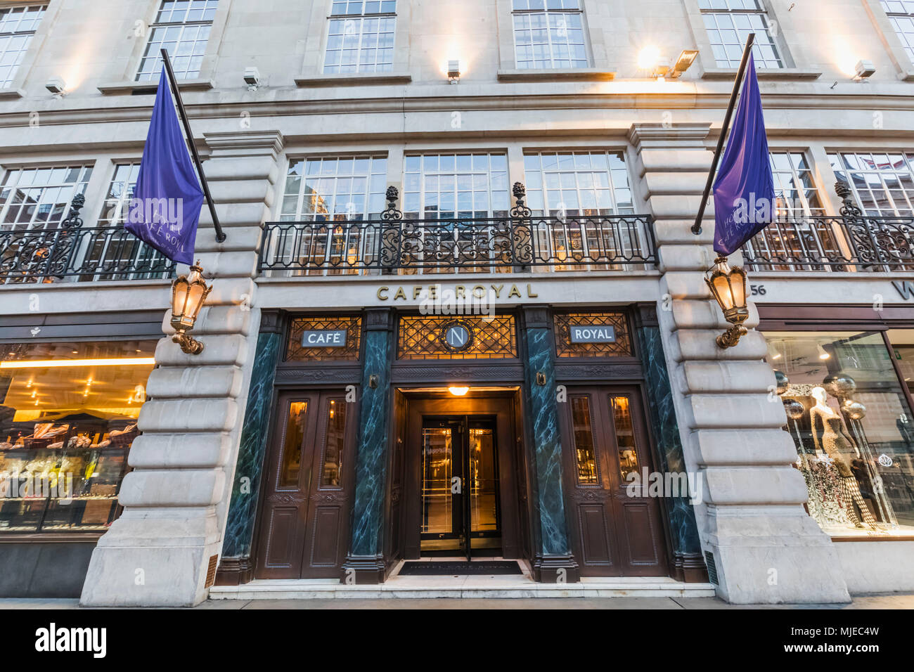 Cafe Royal London Regent Street High Resolution Stock Photography and ...