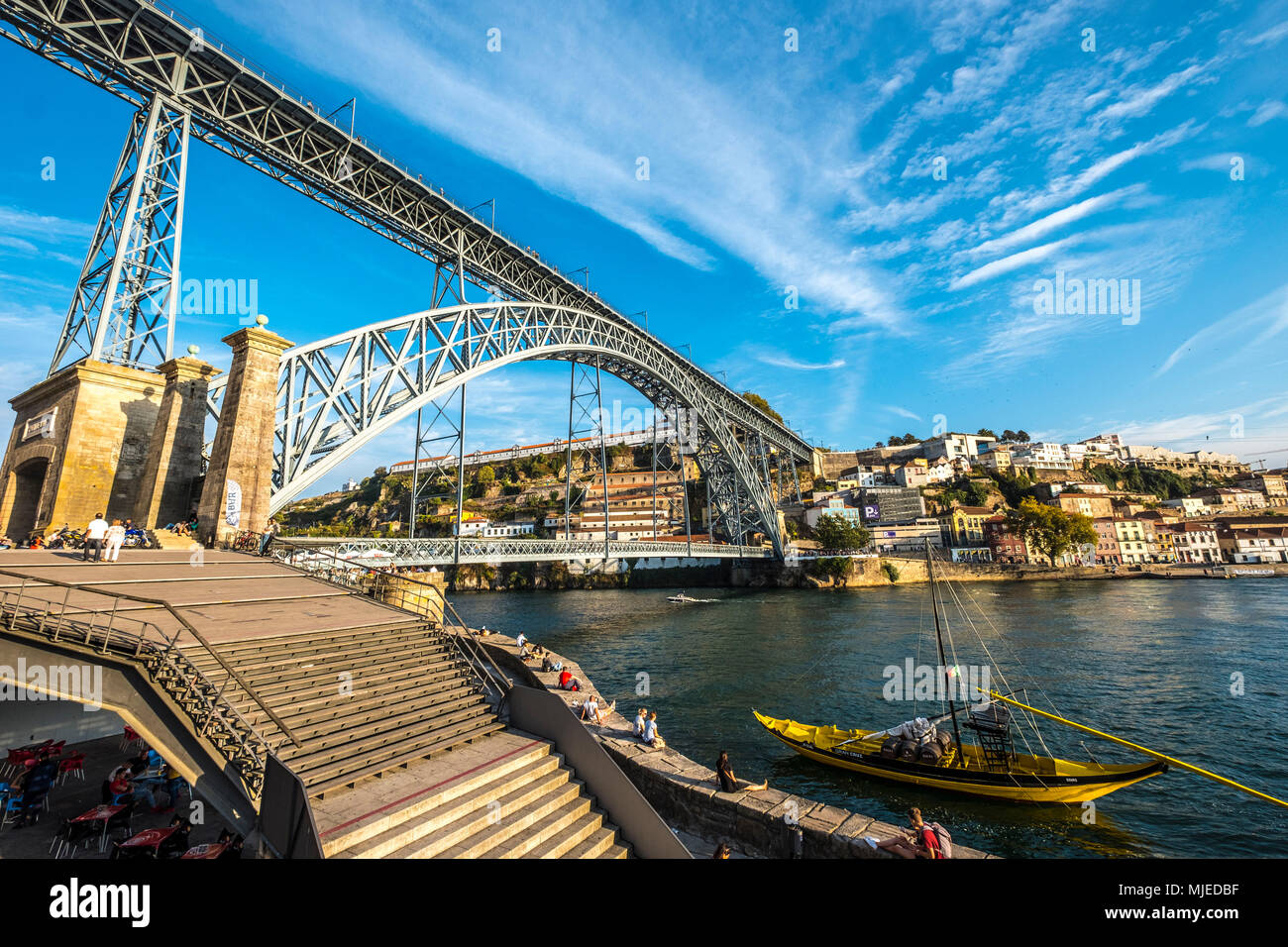 Ponte Dom Luis I Bridge, UNESCO World Heritage Site Stock Photo - Alamy