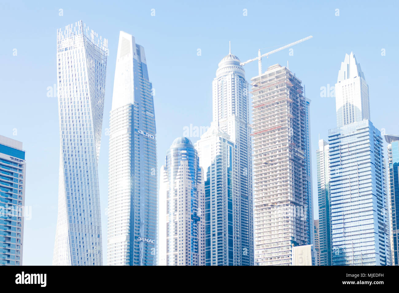 Dubai skyscrapers hi-res stock photography and images - Alamy
