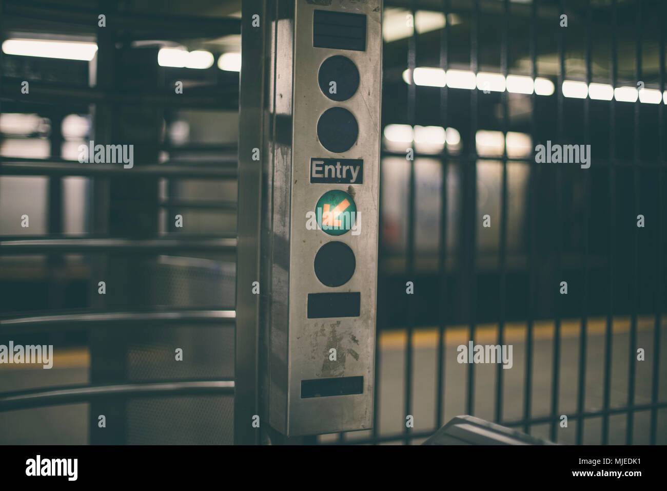 entry of the new york subway Stock Photo - Alamy
