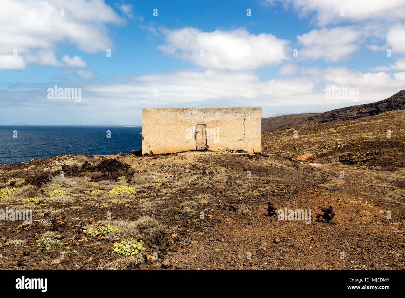 Europe, Spain, Canary Islands, Lanzarote, Playa Teneza Stock Photo - Alamy