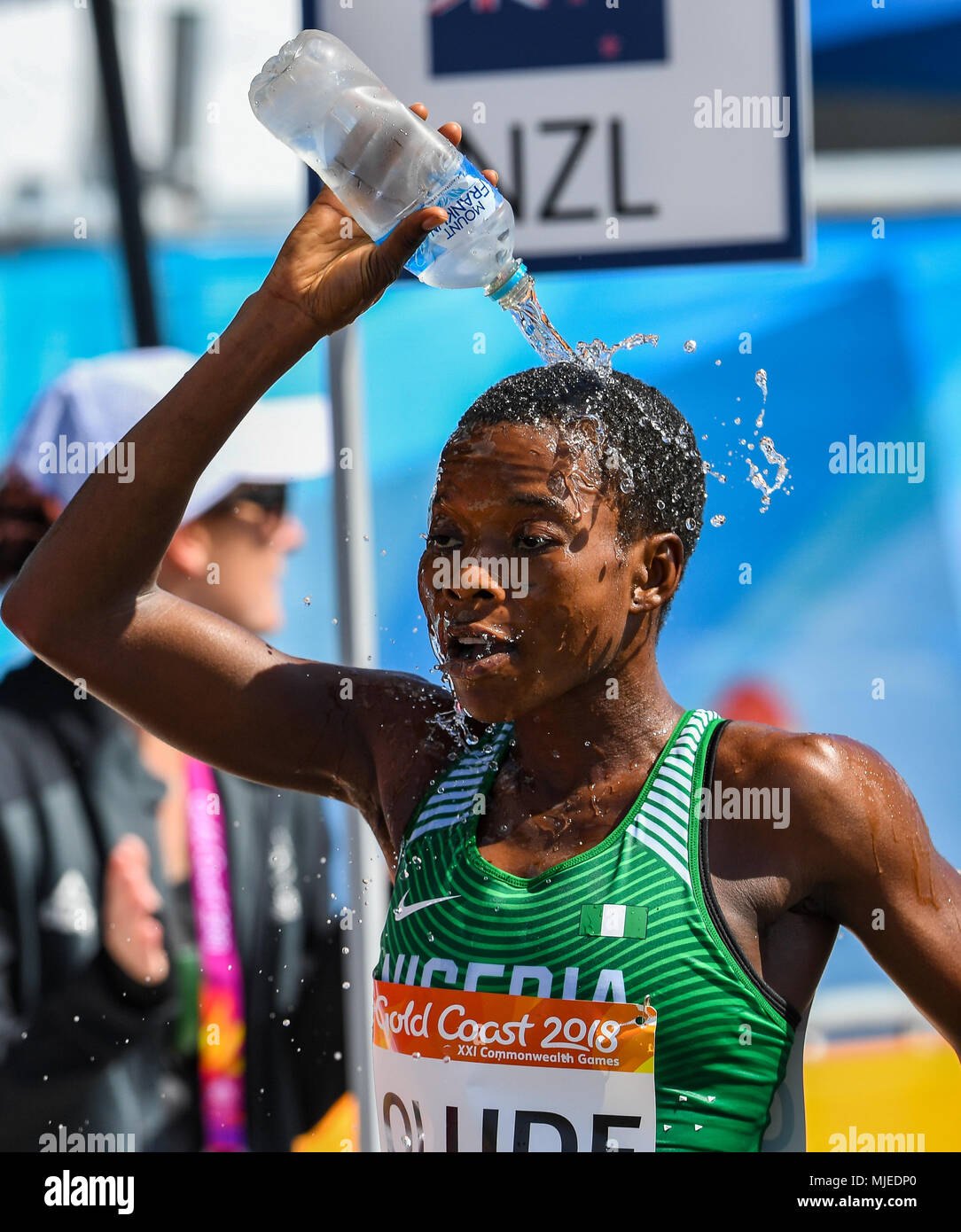 GOLD COAST, AUSTRALIA - APRIL 8: Fadekemi Florence Olude of Nigeria ...