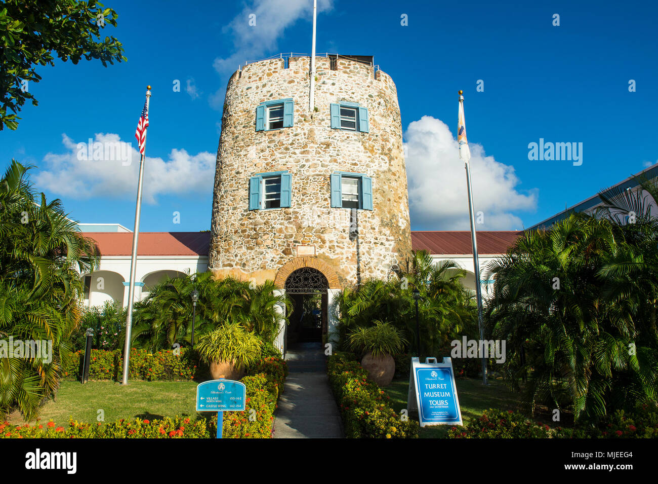 Bluebirds castle, Charlotte Amalie capital of St. Thomas, US Virgin ...