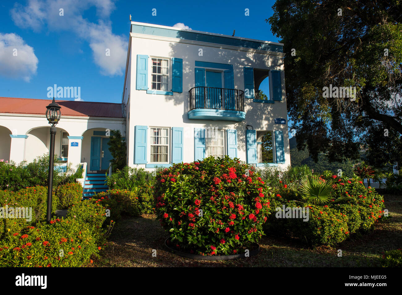 Bluebirds castle, Charlotte Amalie capital of St. Thomas, US Virgin ...
