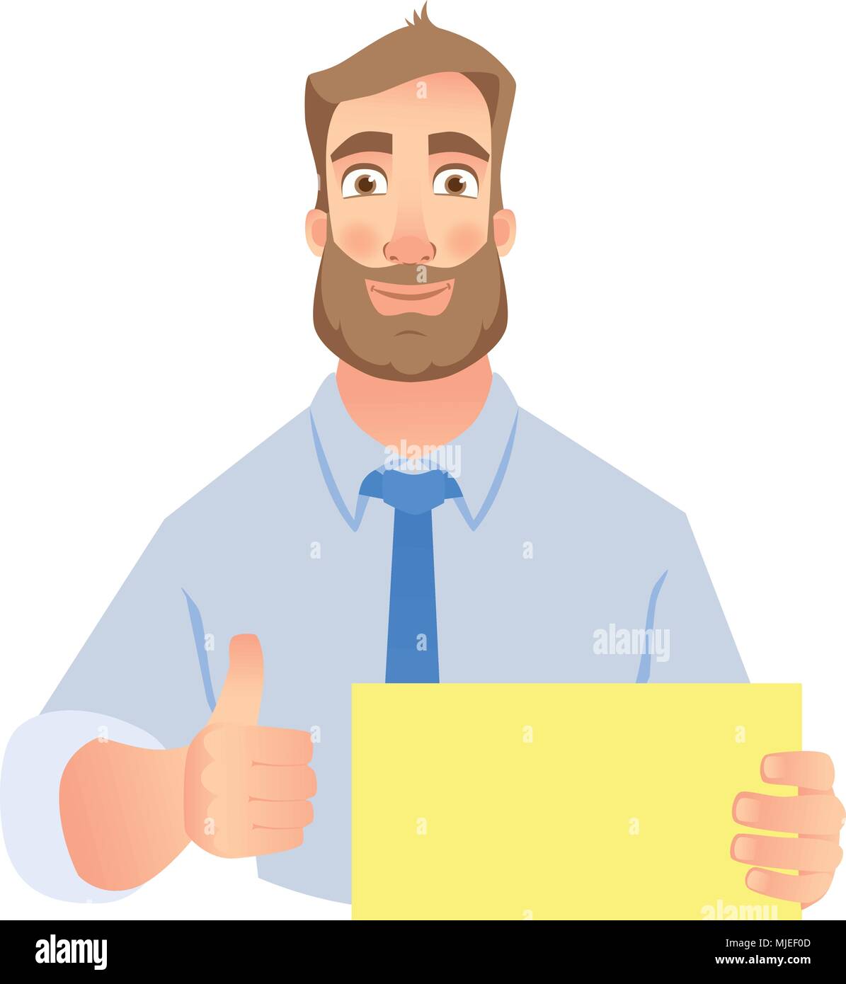 People vector holding up sign hi-res stock photography and images - Alamy