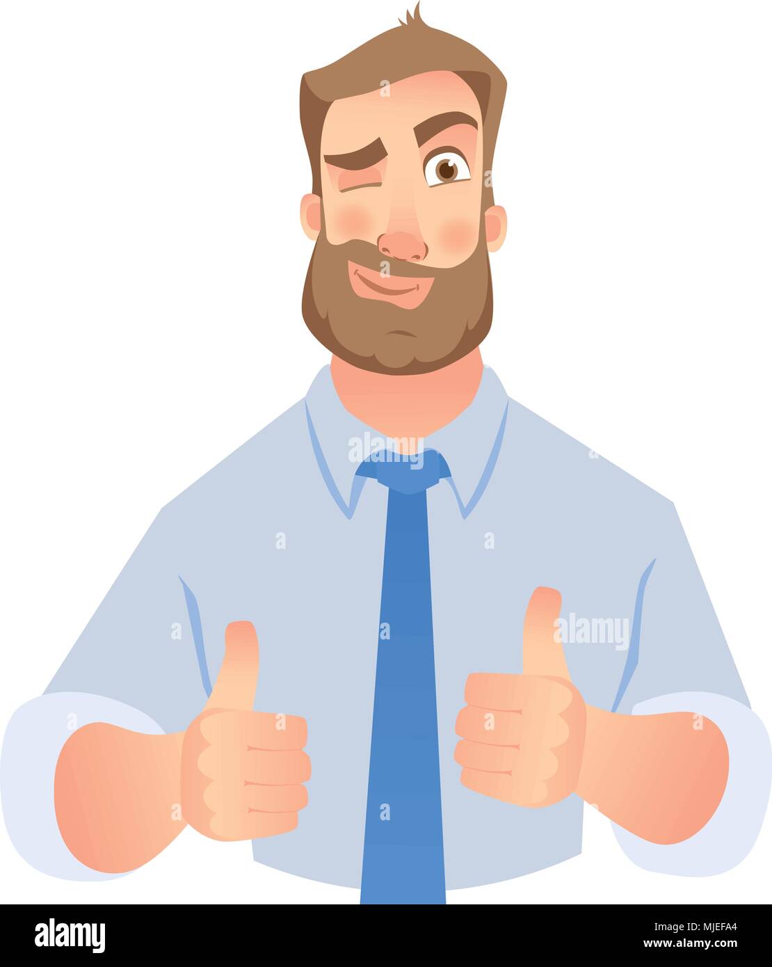 Winking Stock Vector Images - Alamy