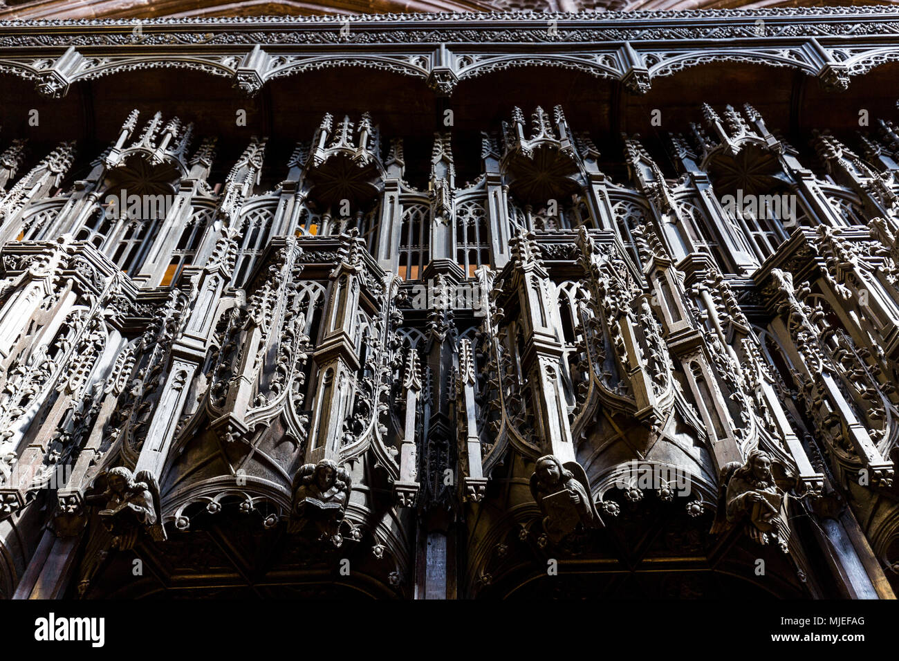 Detail of manchester cathedral hi-res stock photography and images - Alamy