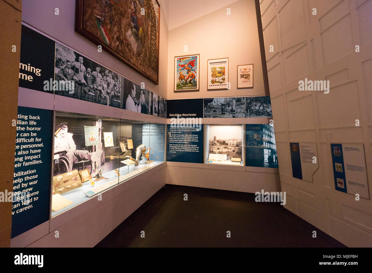 Europe, England, United Kingdom, Manchester - The Imperial War Museum ...