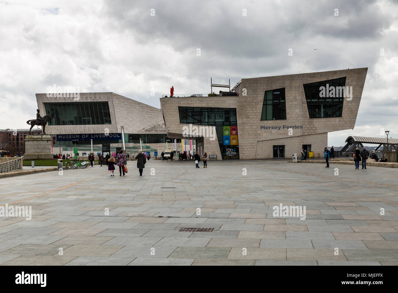 Europe, England, United Kingdom, Liverpool - Mersey Ferries Terminal ...