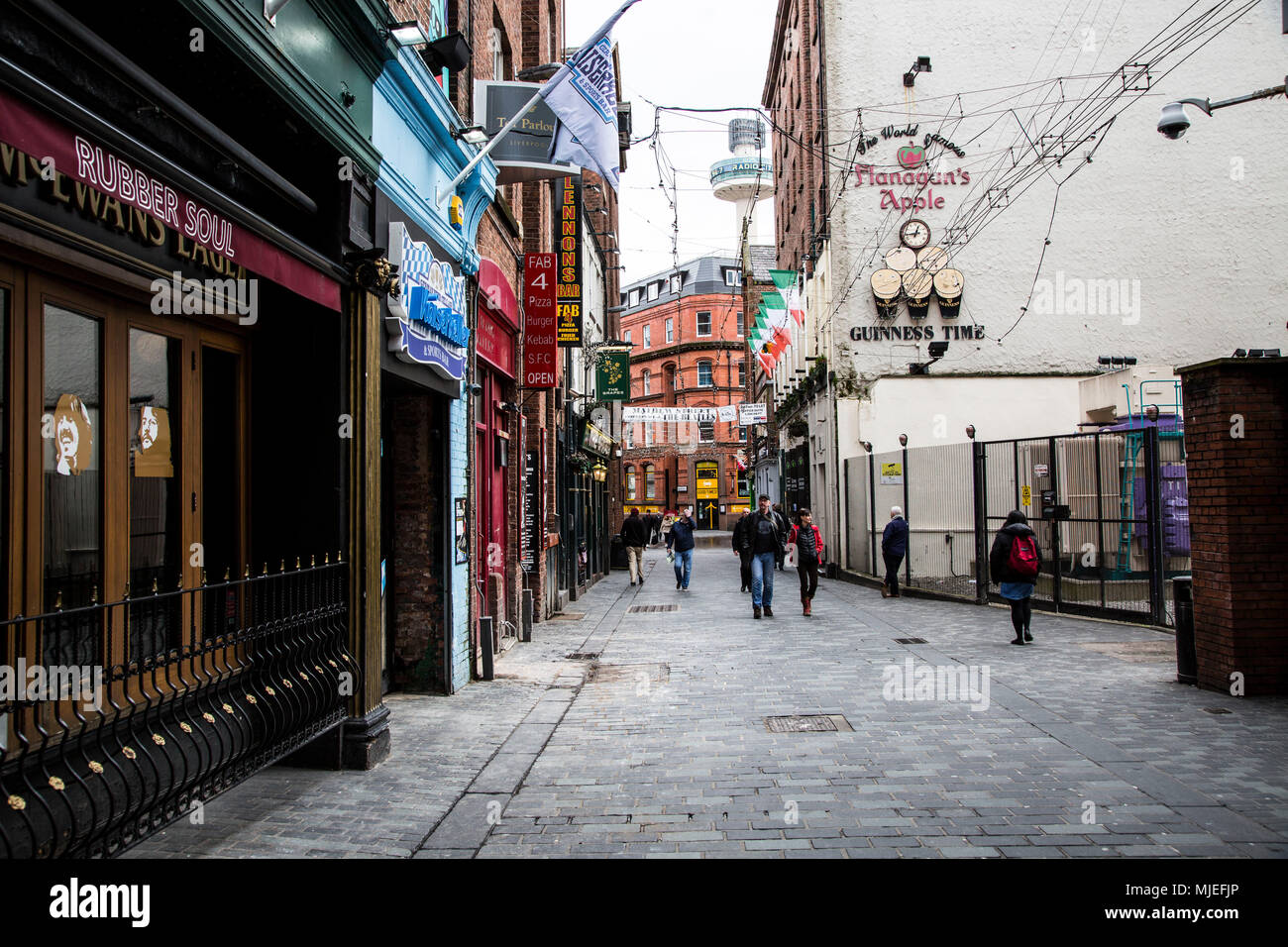 Europe, England, United Kingdom, Liverpool street scene Stock Photo - Alamy