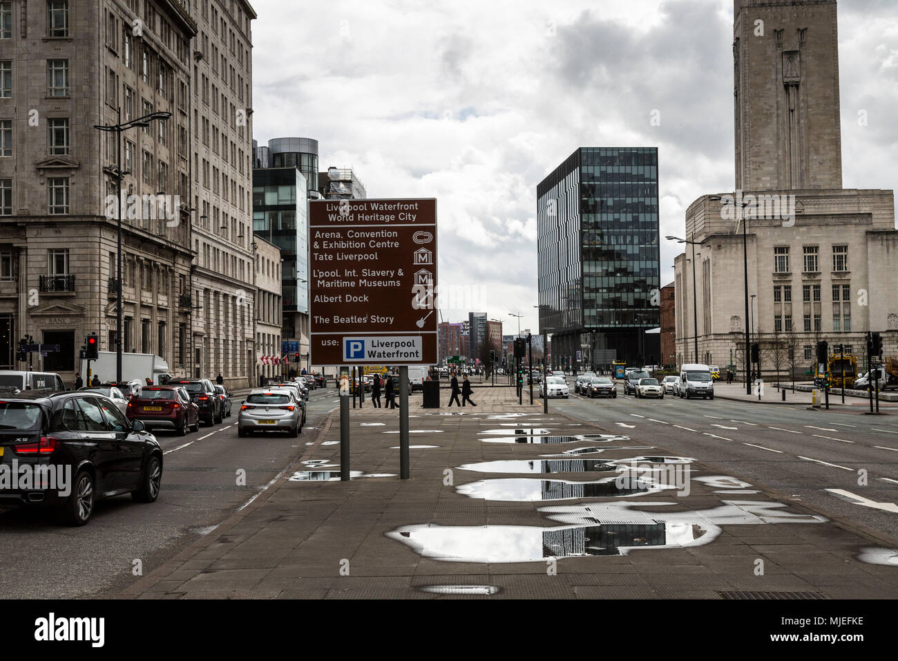 Europe, England, United Kingdom, Liverpool street scene Stock Photo - Alamy