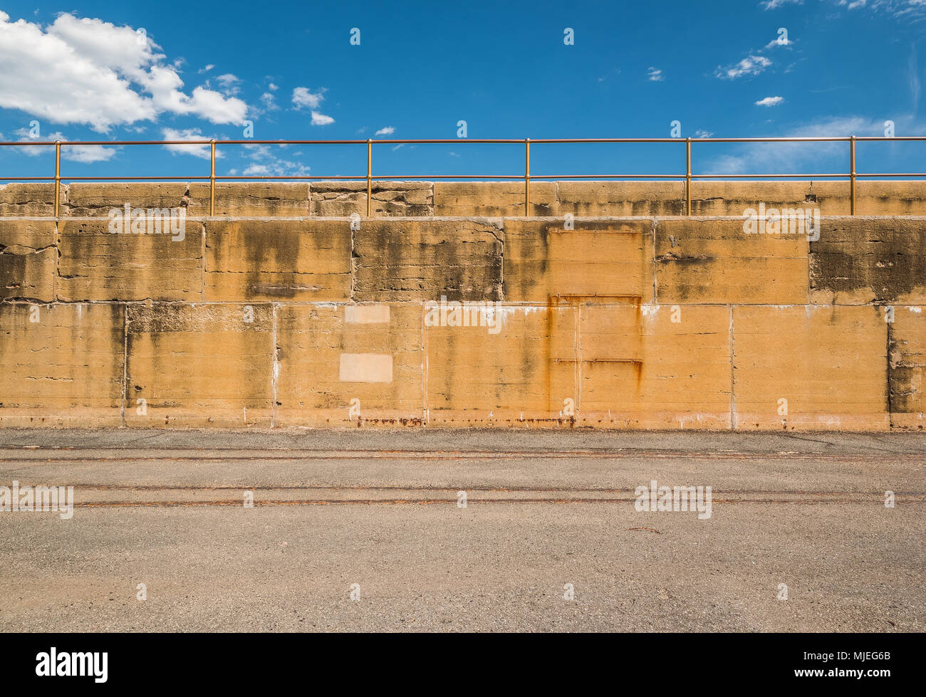Detail of Warrnambool breakwater, Warrnambool, Victoria, Australia ...