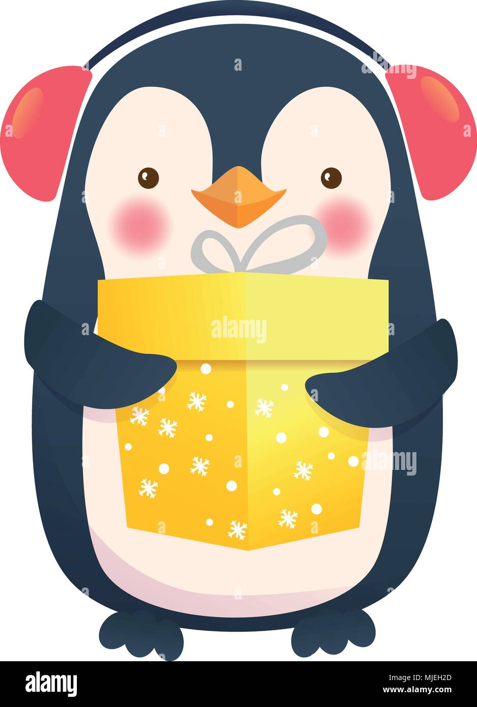 Cute baby penguin Stock Vector Images - Alamy