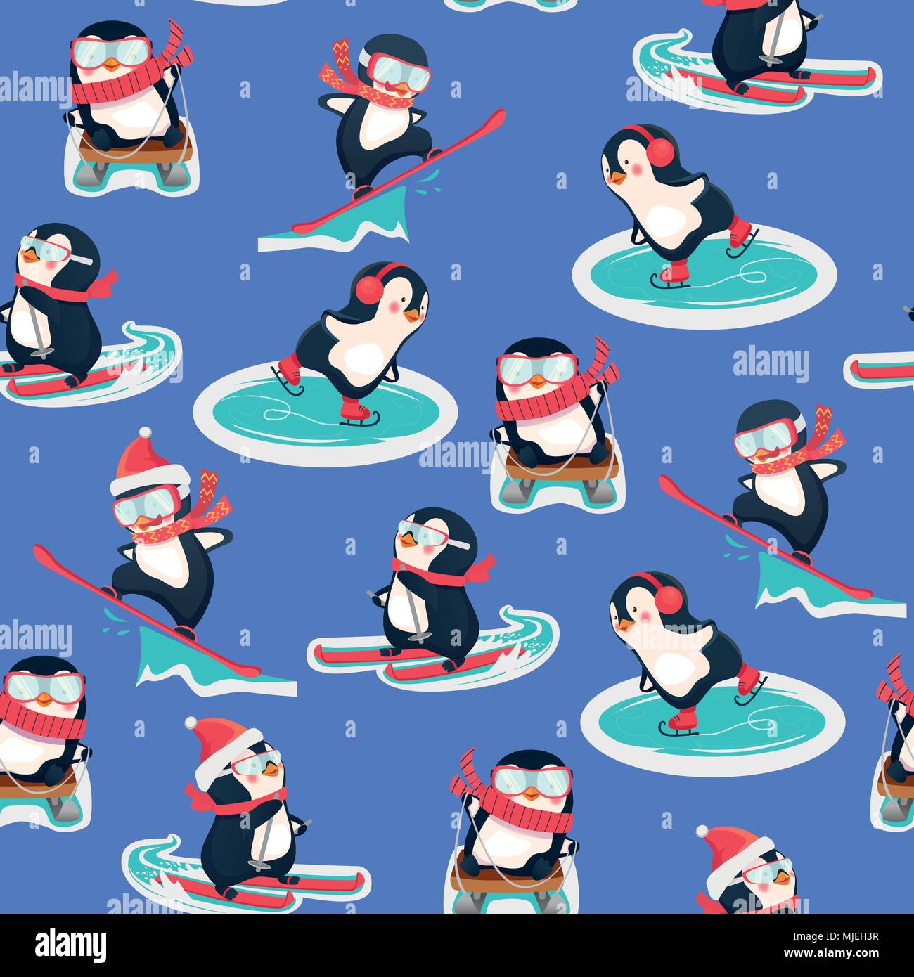 Penguins character hi-res stock photography and images - Alamy