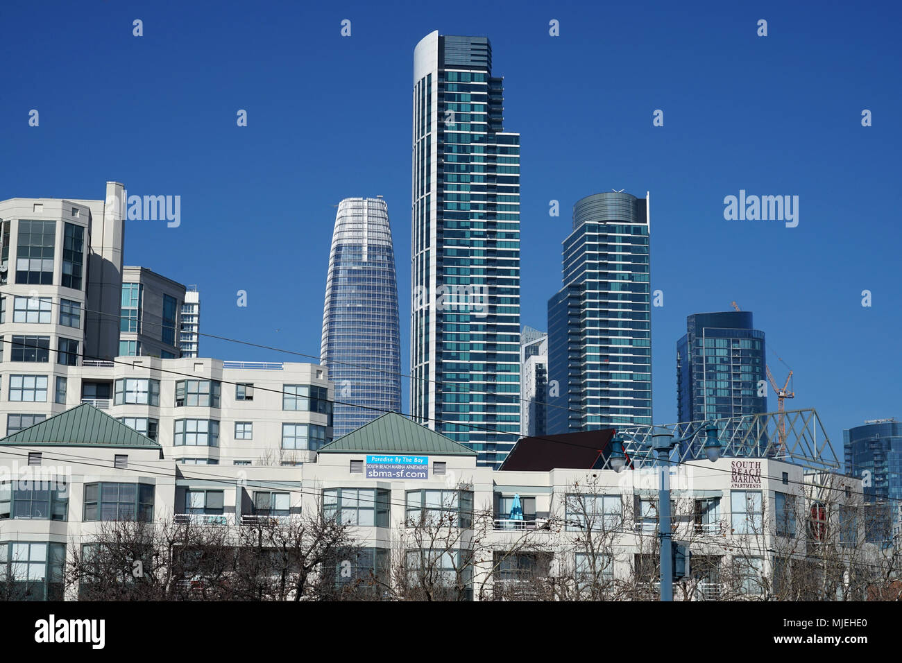 Views of the Salesforce Tower in San Francisco,California Stock Photo ...