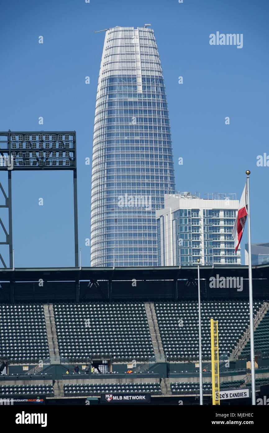 Salesforce tower lights hi-res stock photography and images - Alamy