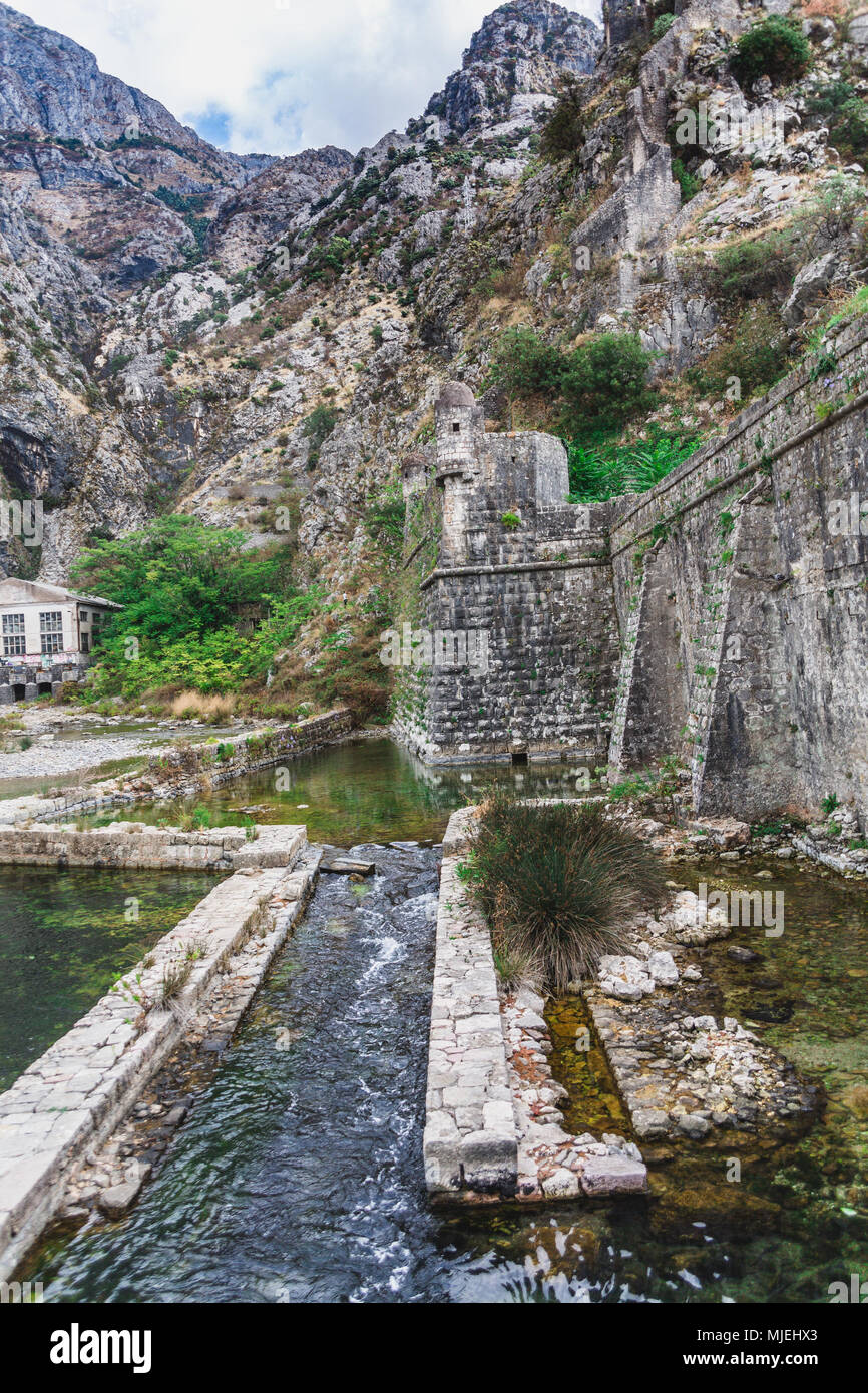 A Fresh Water Canal Outside Kotor. Montenegro Stock Photo - Alamy