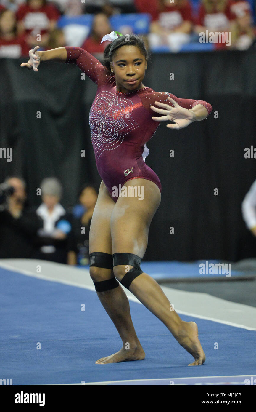 St. Louis, Missouri, USA. 20th Apr, 2018. KIANA WINSTON from the ...