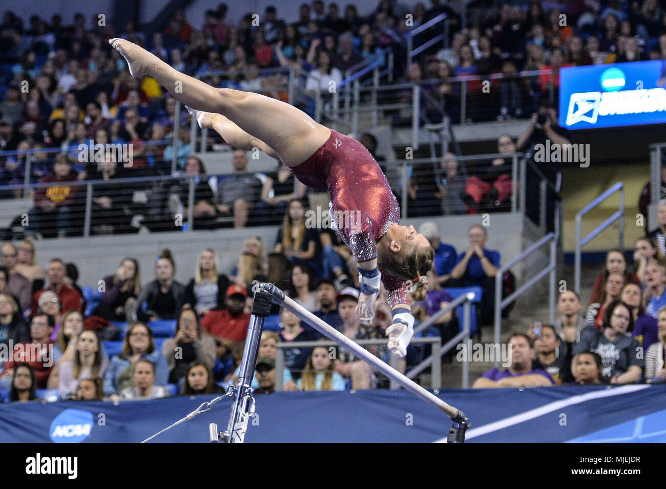 St. Louis, Missouri, USA. 21st Apr, 2018. BRENNA DOWELL from Oklahoma ...