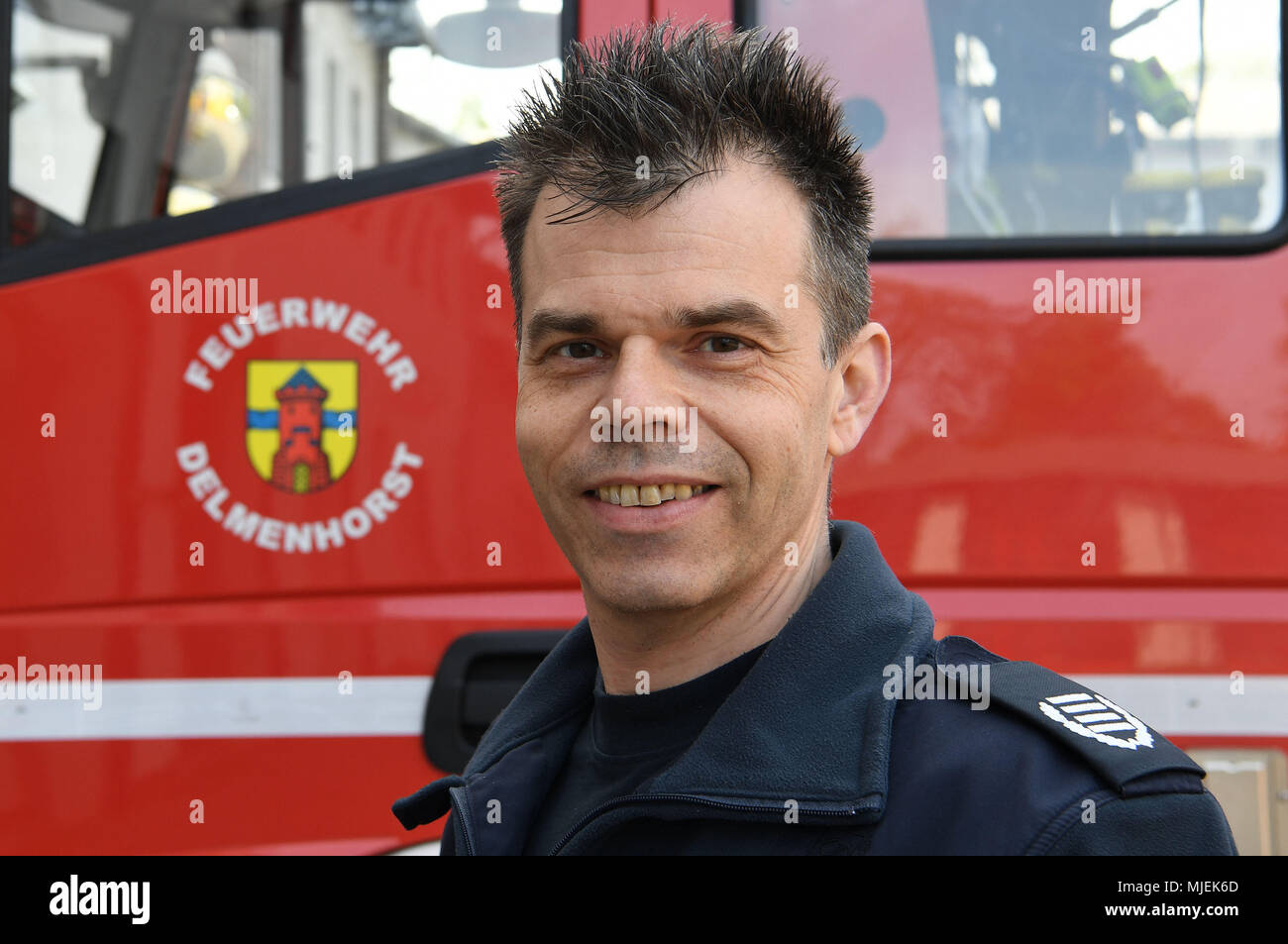 30 April 2018, Delmenhorst, Germany: Holger Klein-Dietz, from the ...