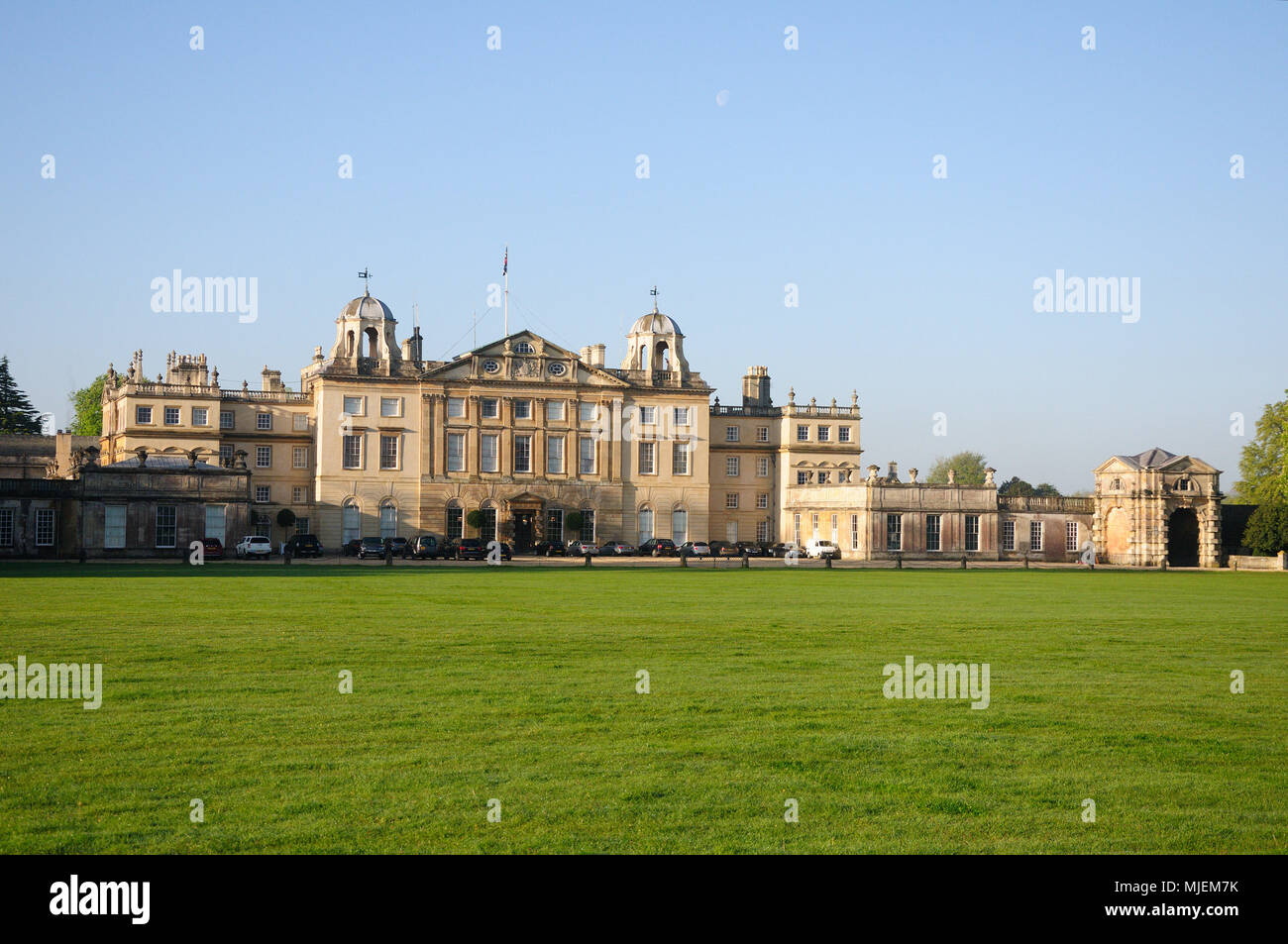 Gloucestershire, UK. 5th May 2018. A general view Badminton House at ...