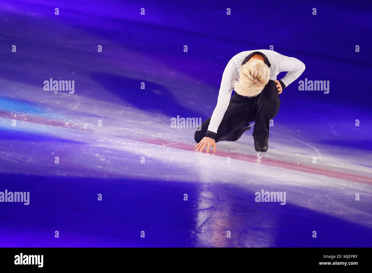 Yokohama at KOSE Shinyokohama Skate Center, Kanagawa, Japan. 3rd May, 2018. Daisuke Murakami ...
