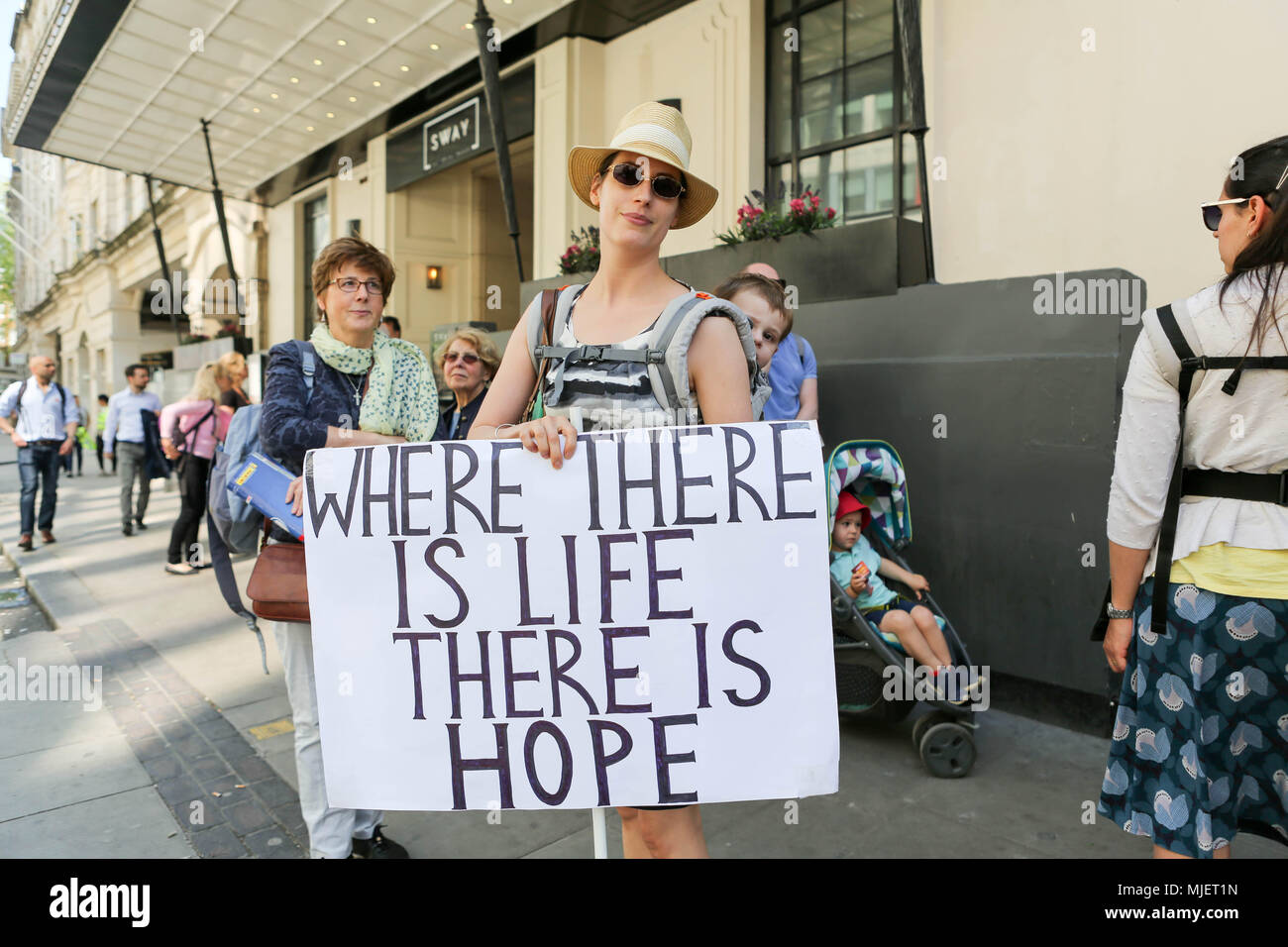 London, UK. 5th May, 2018. Pro Life demonstration and march to ...