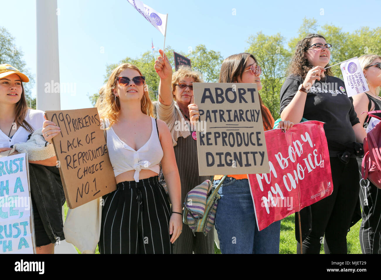 London, UK. 5th May, 2018. Pro Life demonstration and march to ...