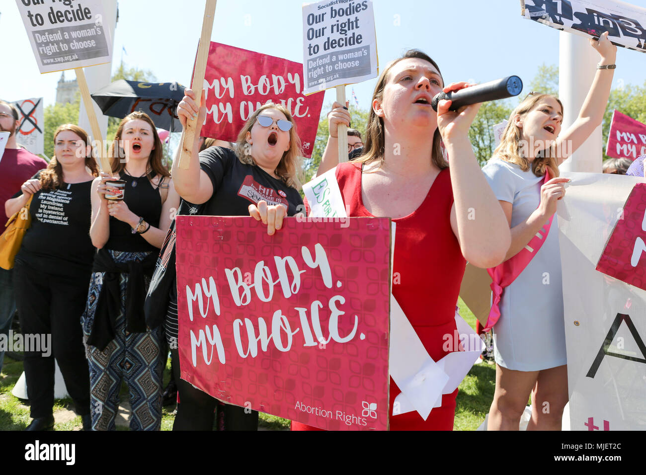 London, UK. 5th May, 2018. Pro Life demonstration and march to ...