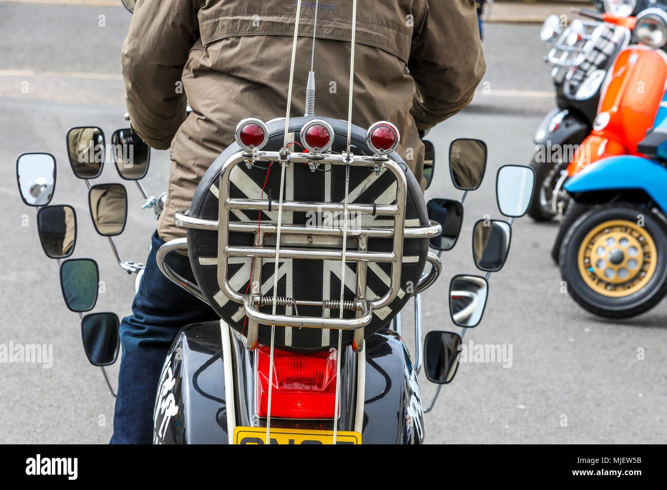 Vespa mods rider hi-res stock photography and images - Alamy