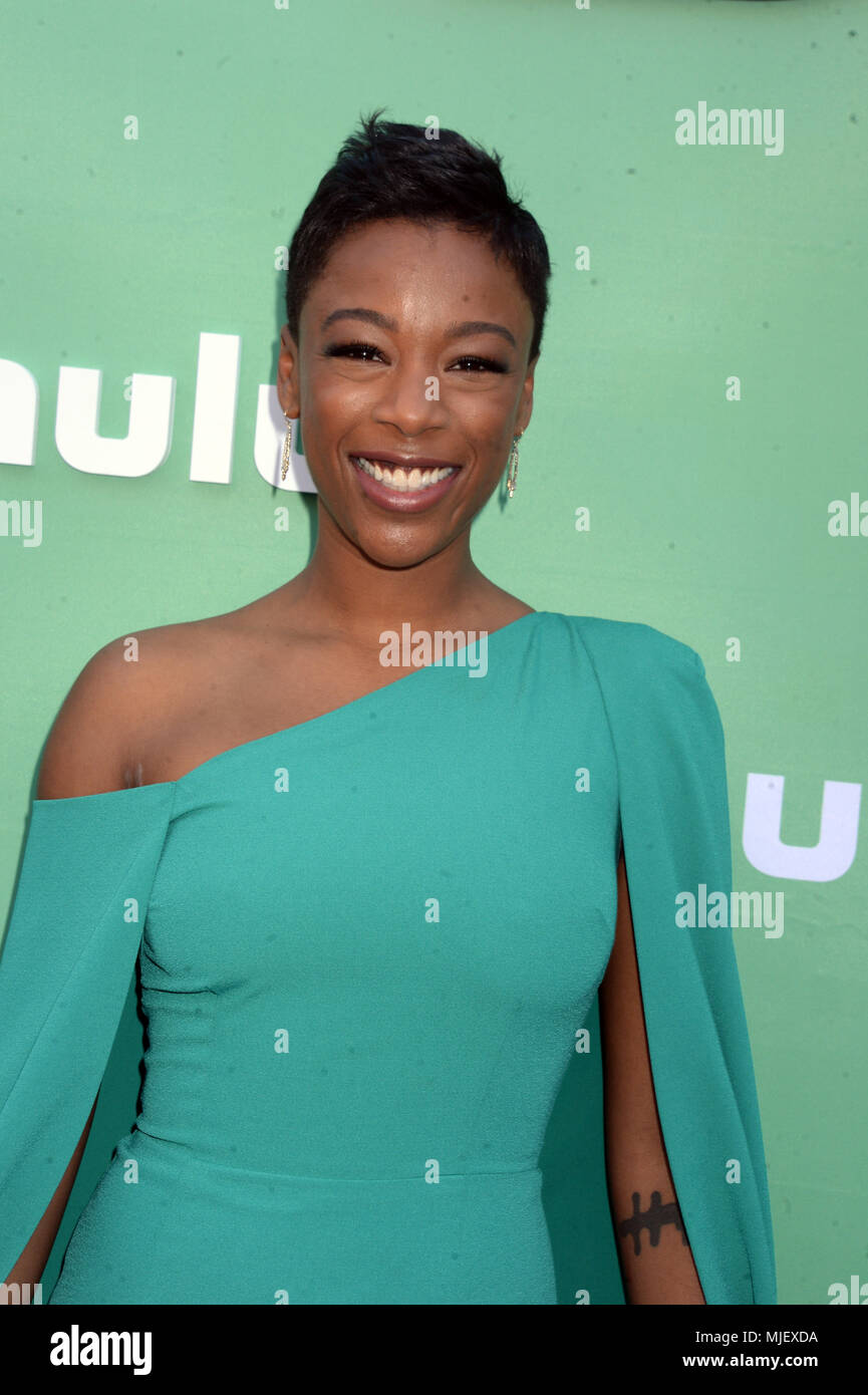 NEW YORK, NY - MAY 02: Samira Wiley attends the Hulu Upfront 2018 ...