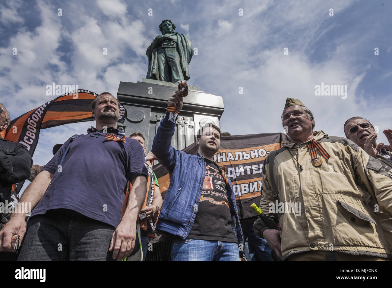 Moscow, Moscow, Russia. 5th May, 2018. Demonstration of Putin ...