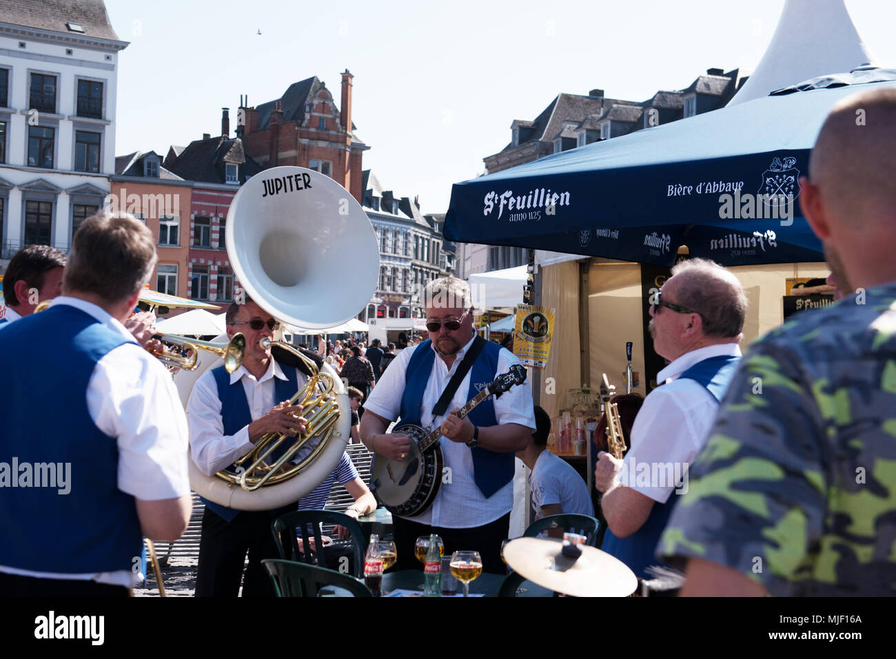 Traditional festival in mons hi-res stock photography and images - Alamy