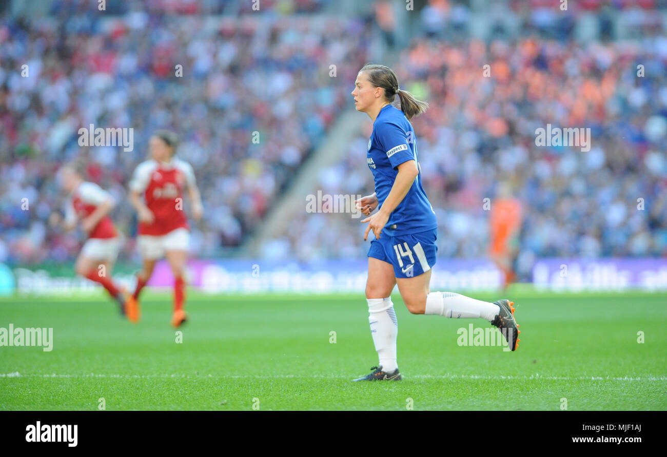 London, UK. May 5th 2018, Wembley Stadium, London, England; Francesca ...
