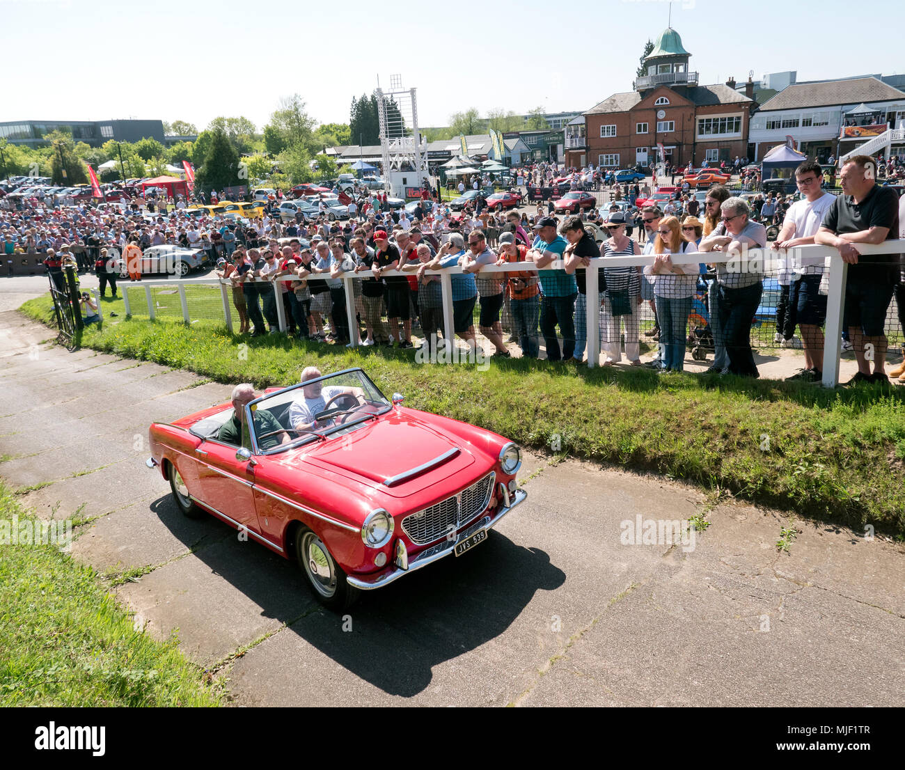 Italian car day at Brooklands Museum in Weybridge Surrey 05/05/2018 ...